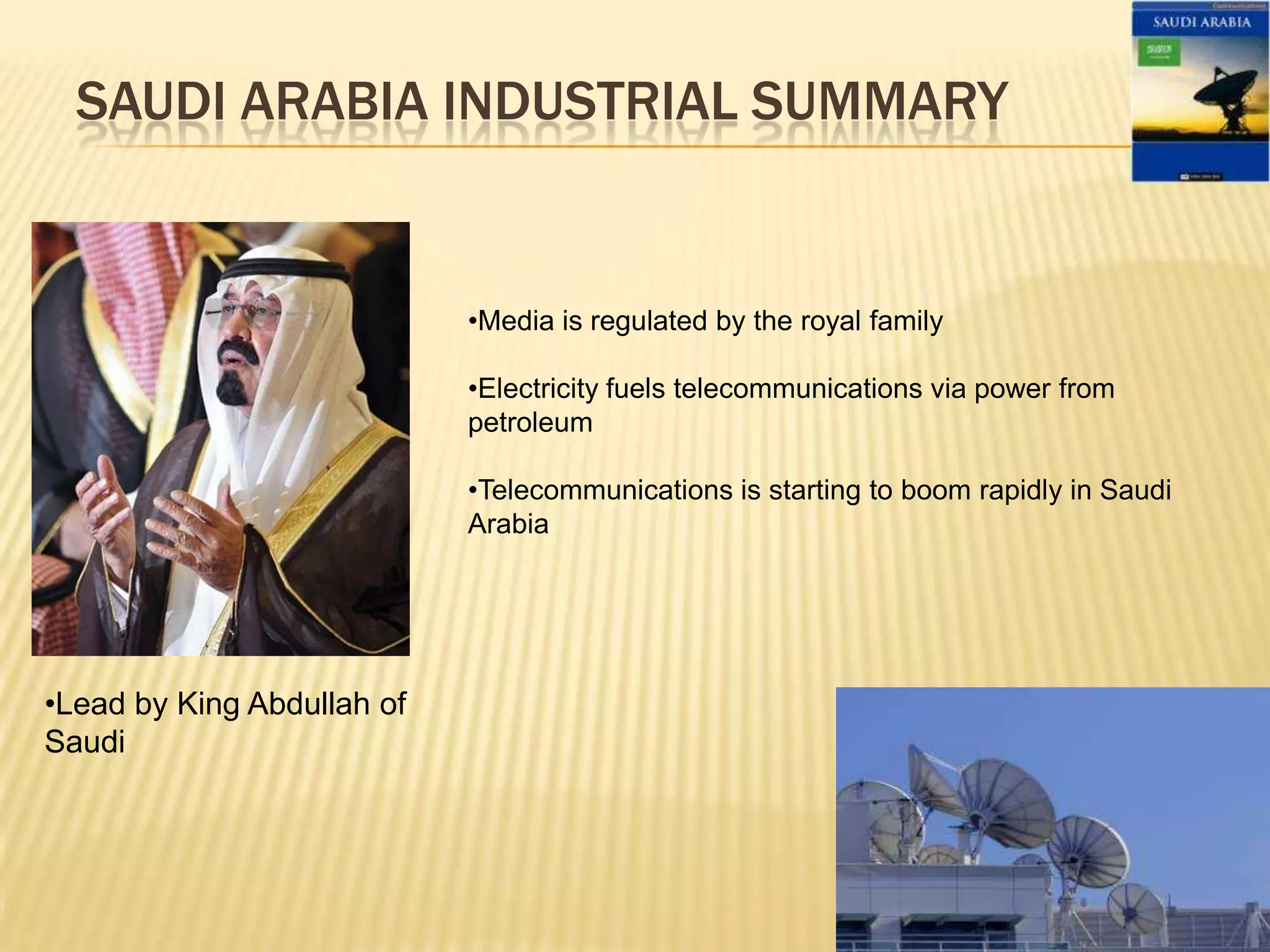Saudi Arabia Telecommunications | PPTX