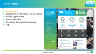 Saudi aramco iktva program | PDF