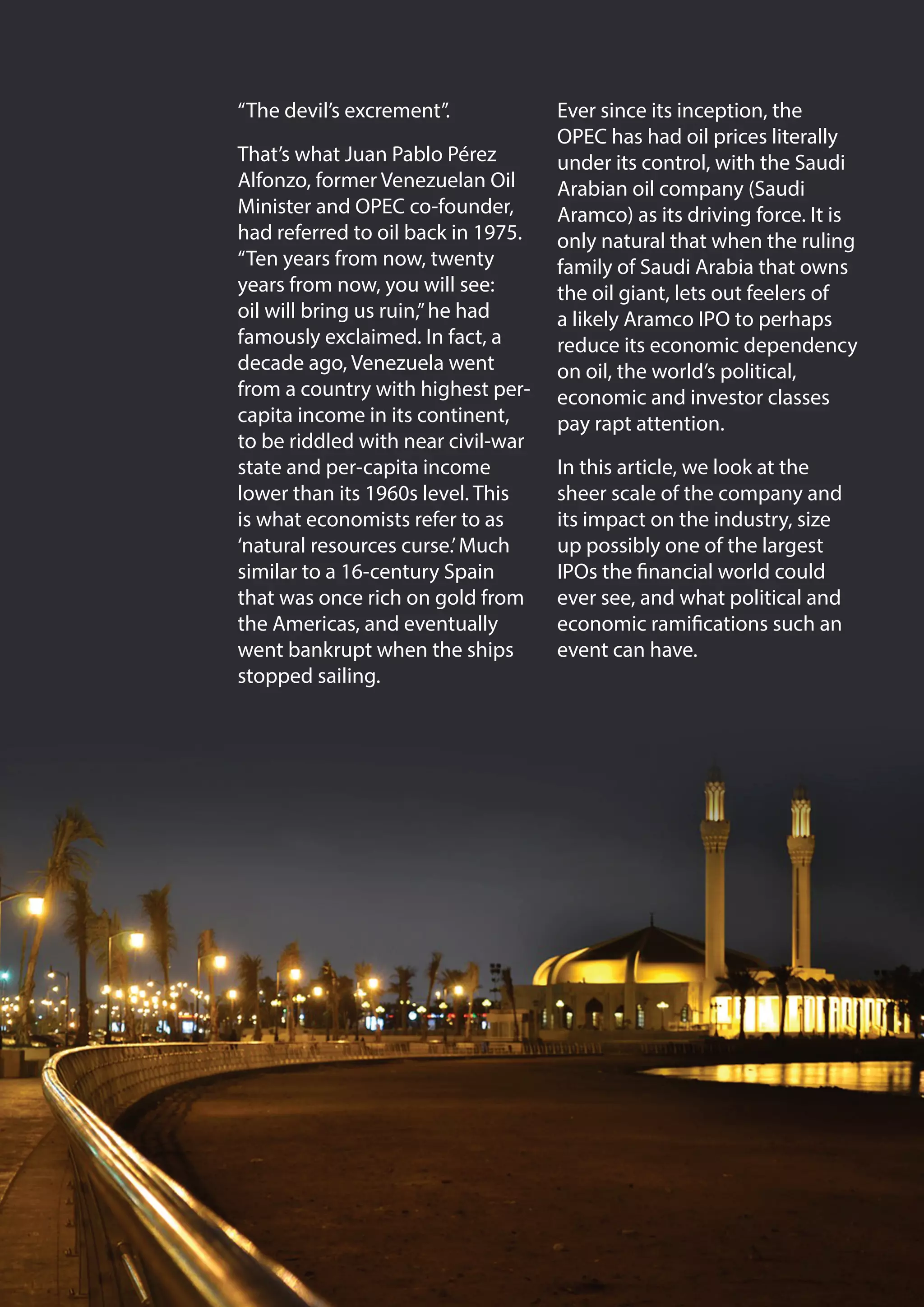 Saudi Aramco IPO - A Reality of Mythical Proportions | PDF