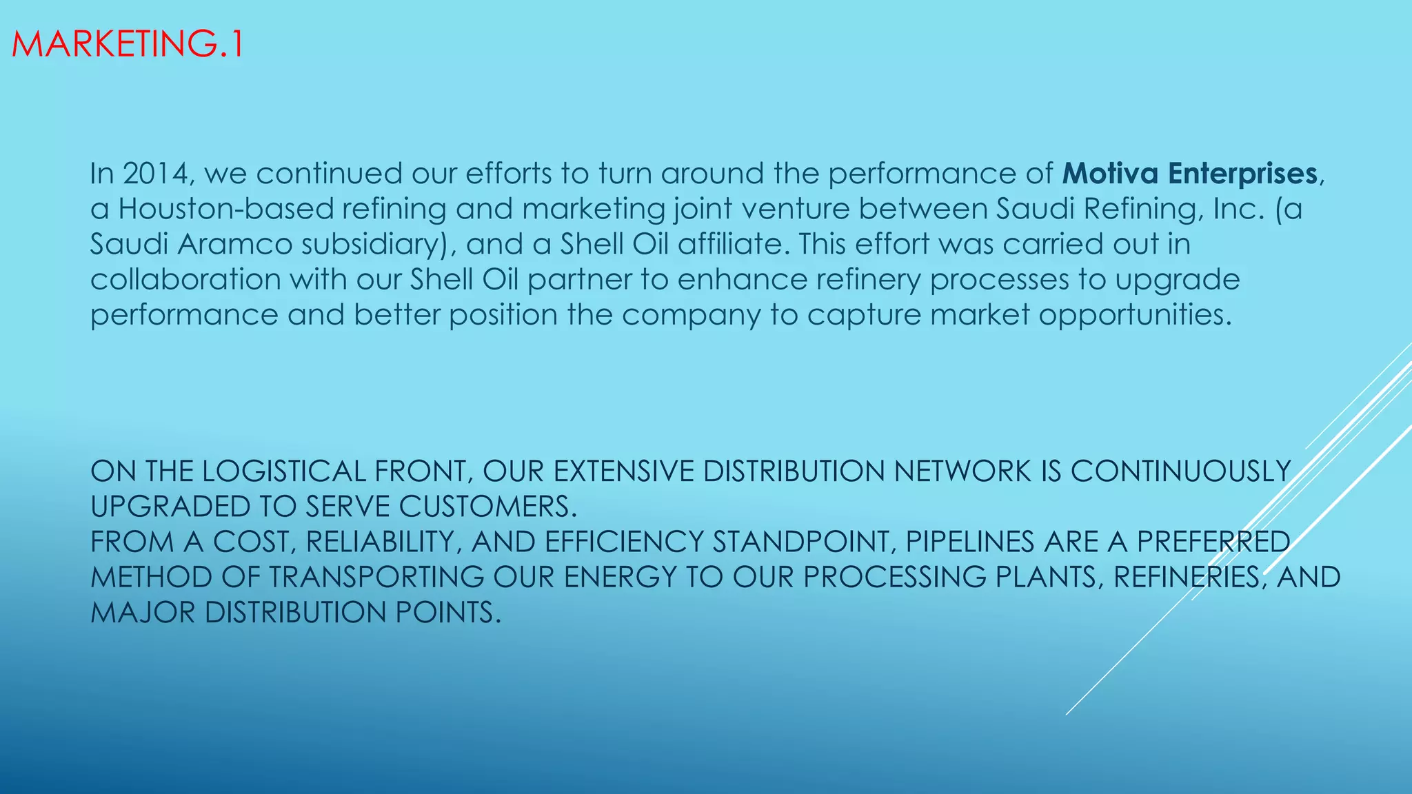 Saudi aramco presentation | PDF