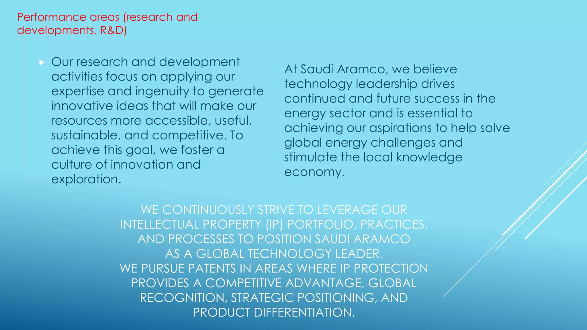 Saudi aramco presentation | PDF