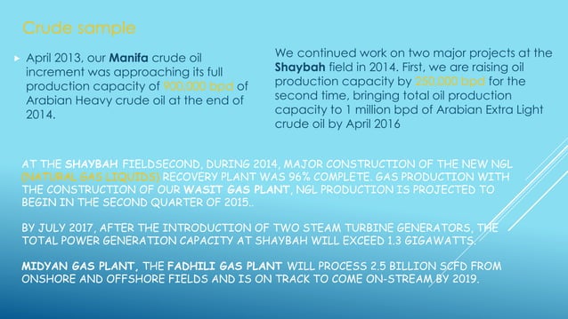 Saudi aramco presentation | PDF