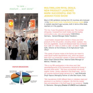 SAUDI FOOD EXH | PDF | Food Industry | Industries