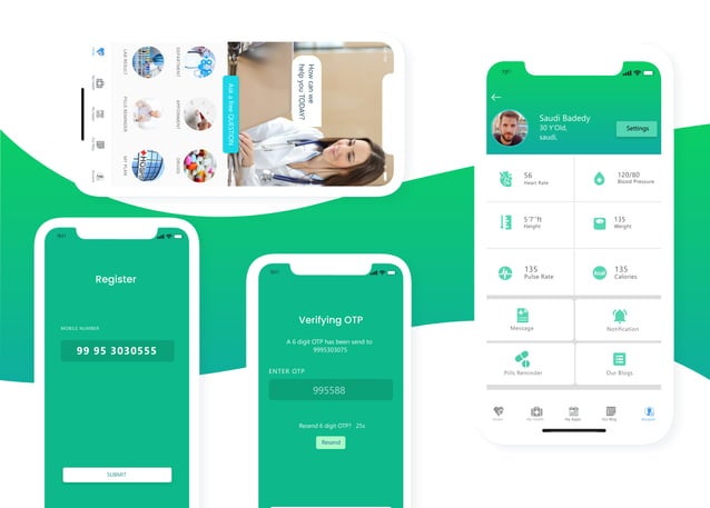 Saudi Teb UI App project | PPT