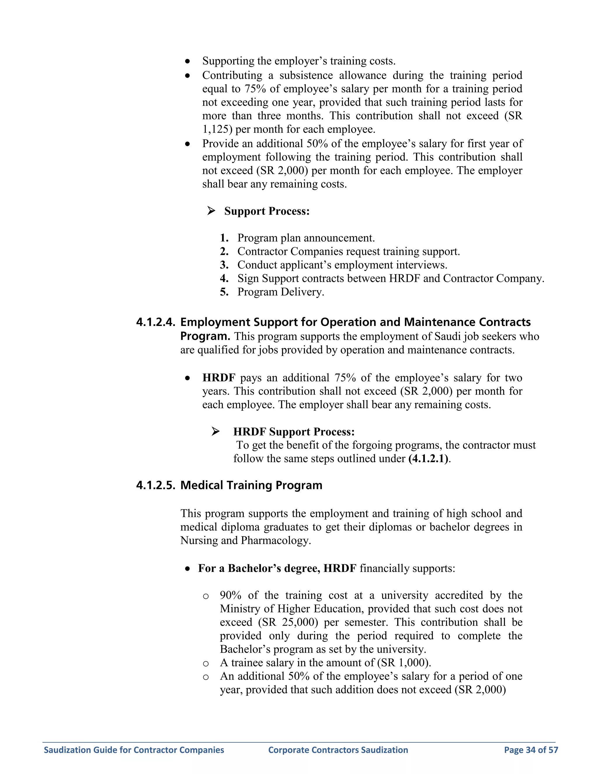 Saudization guide contractor | PDF