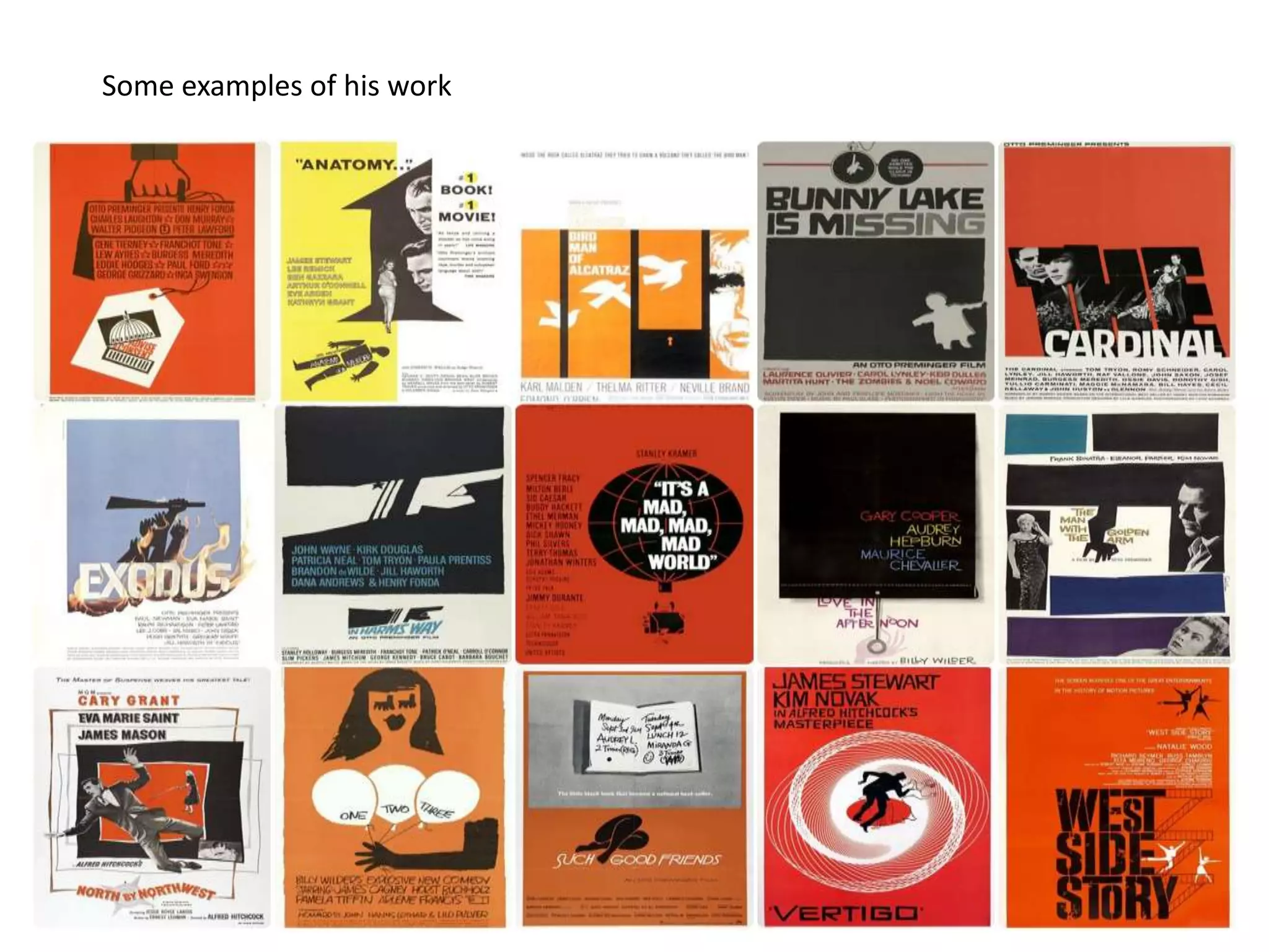 Saul Bass Research and Analysis | PPTX