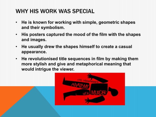 Saul bass | PPT