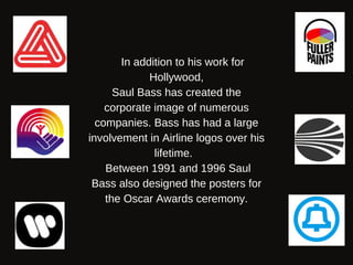 Saul bass and his contribution to film | PDF