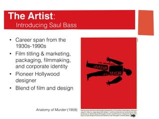 Saul Bass Biography