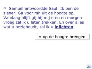 Saul op de hoogte | PPT