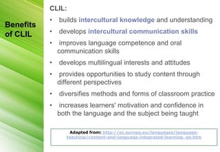 CLIL and cultural diversity | PPT