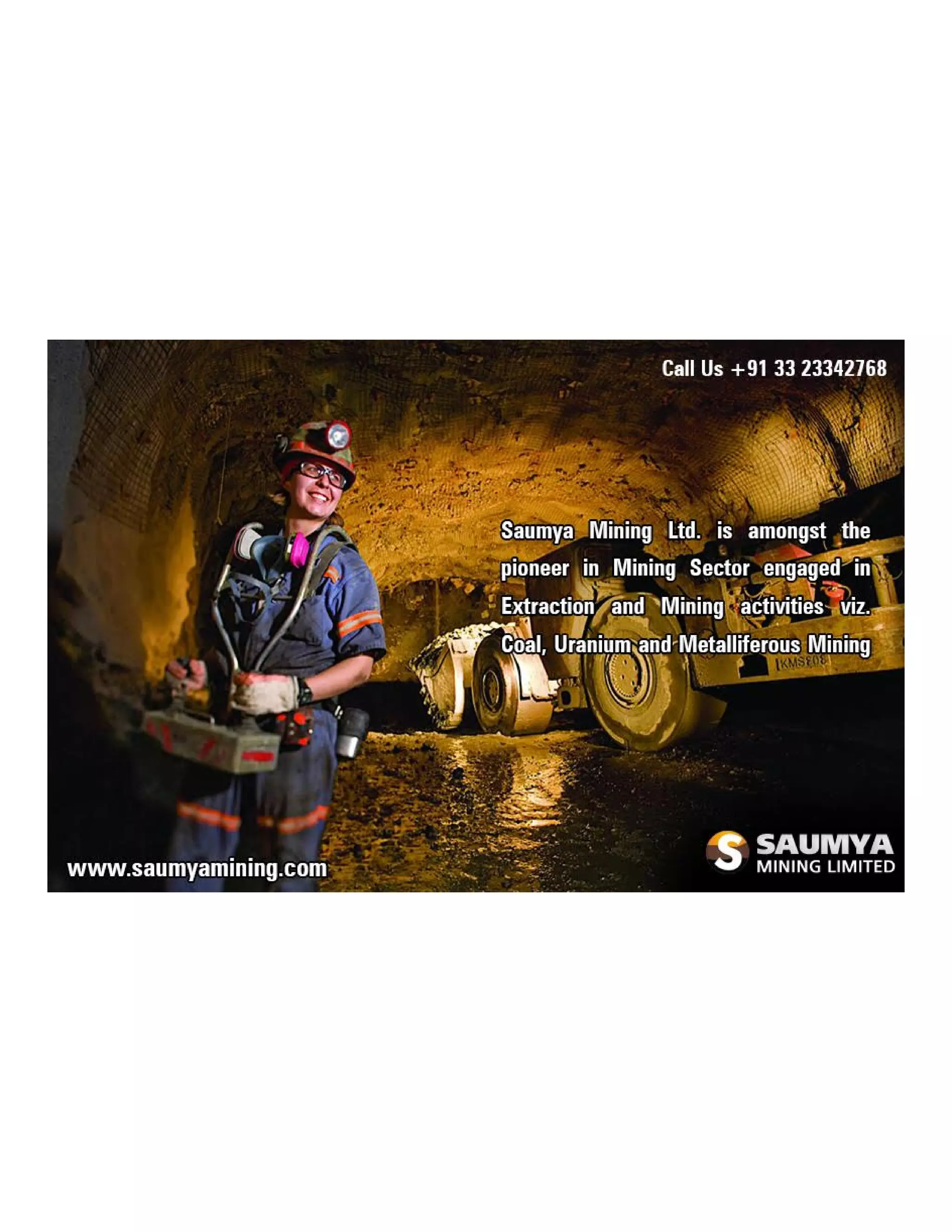 Saumya mining first urenium mining company | PDF
