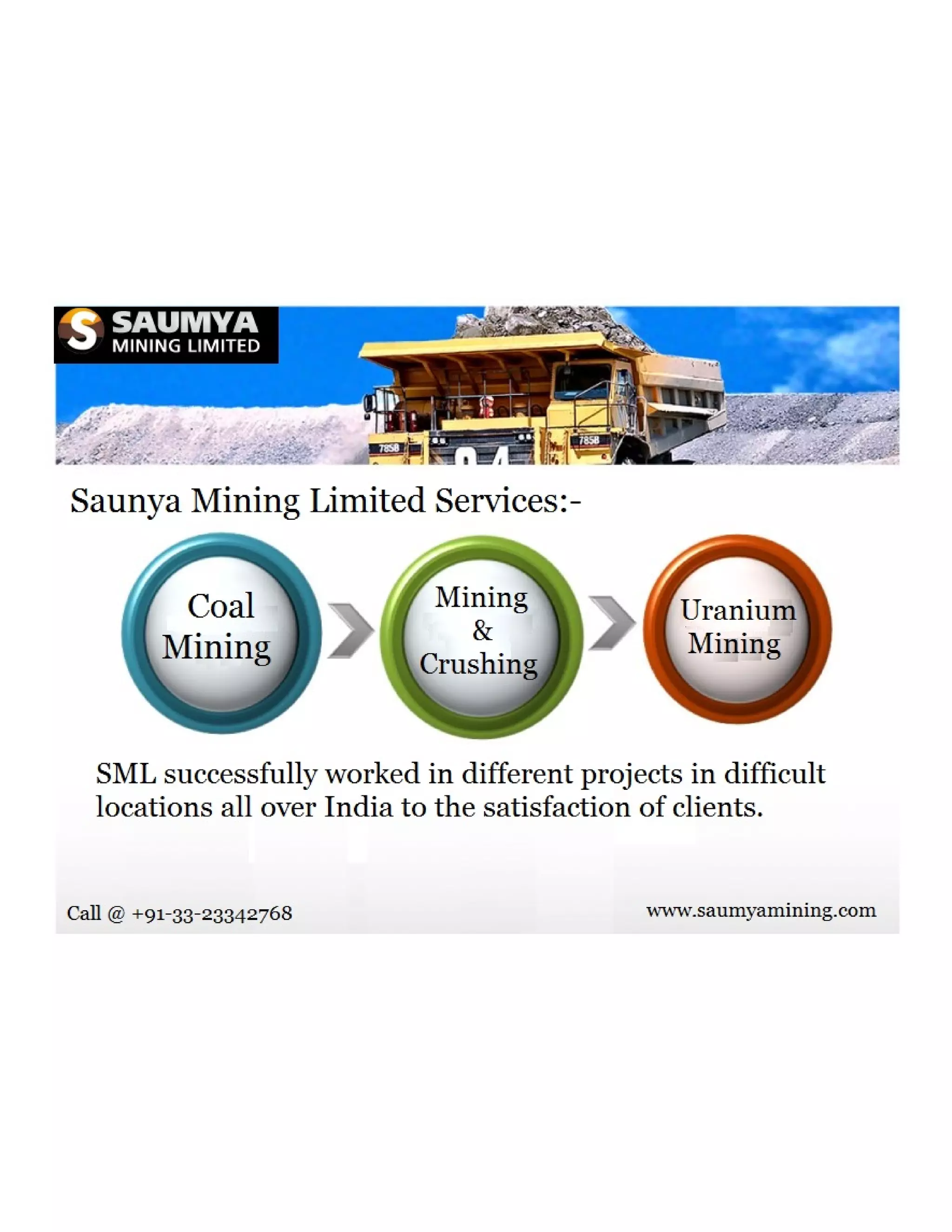 Saumya mining services | PDF
