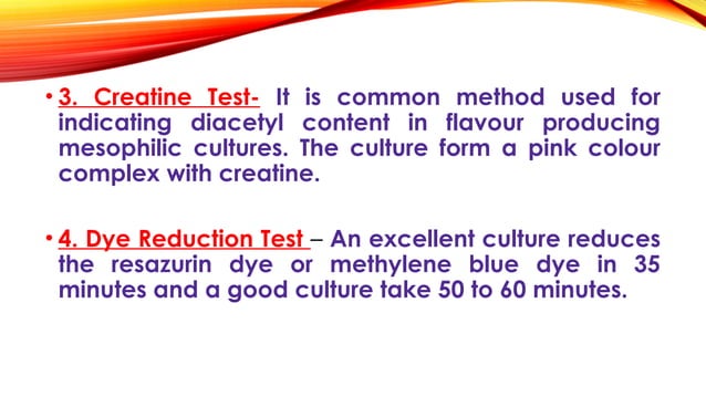 Activity and purity test of starter culture | PPTX | Chemistry | Science