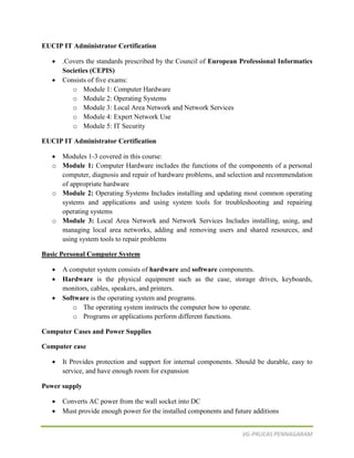 SYSTEM ADMINISTRATION AND MAINTENANCE NOTES PERIYAR UNIVERSITY | PDF