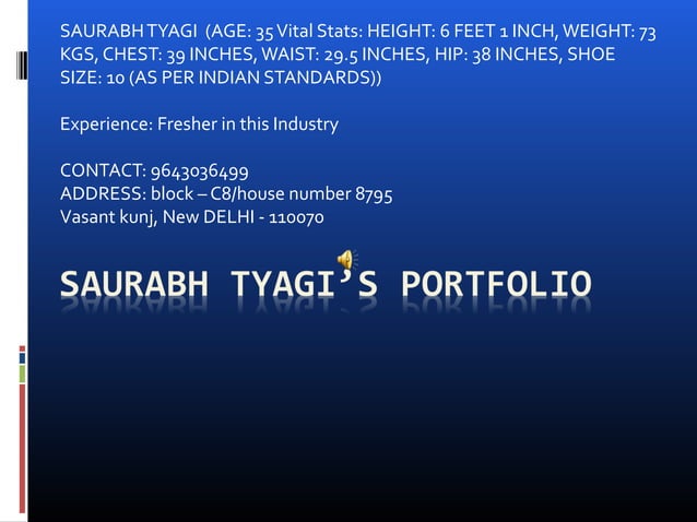 Saurabh 2018 portfolio pptzstp 150708032557-lva1-app6892 | PPT