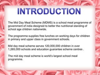 MID DAY MEAL SCHEME | PDF