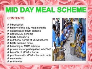 Midday Meal Scheme