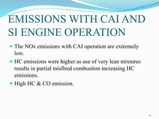 HCCI and CAI Engines | PPTX
