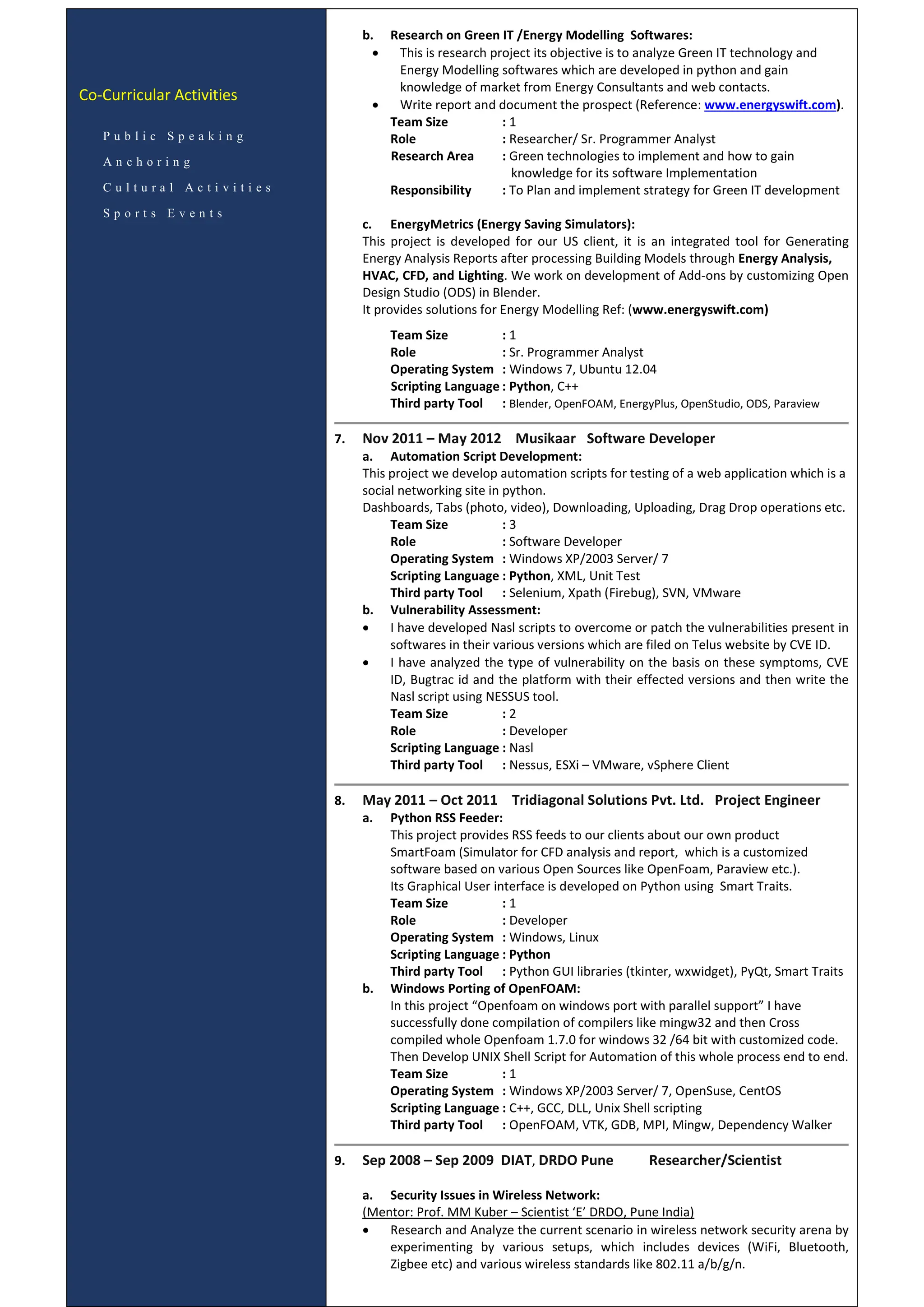 Python AWS Expert Engineer (Consultant/Freelancer) | PDF