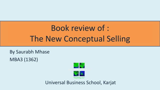 The conceptual selling_ book review | PPTX | Sales | Business