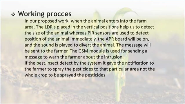 SMART CROP PROTECTION-2.pptx | Agriculture | Industries