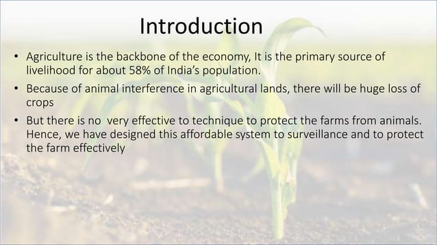SMART CROP PROTECTION-2.pptx | Agriculture | Industries