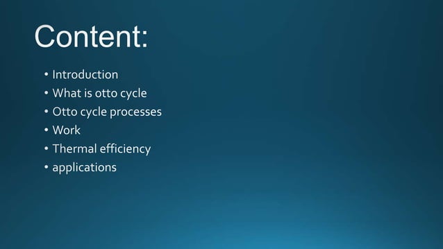 otto cycle | PPTX