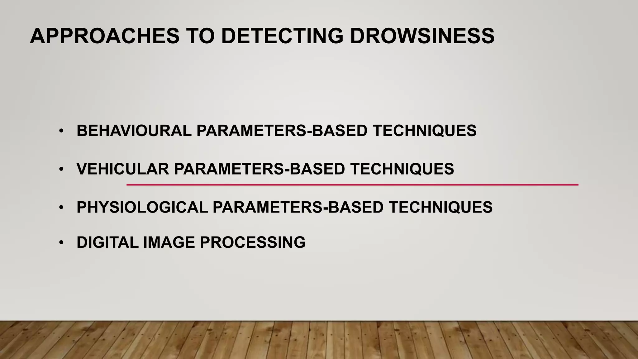 Drowsiness Detection Presentation | PPTX