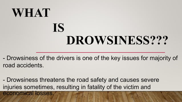 Drowsiness Detection Presentation | PPTX