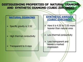 Diamond as a gemstone | PPTX