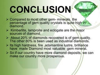 Diamond as a gemstone | PPTX