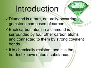 Diamond as a gemstone | PPTX
