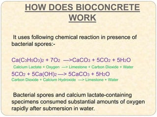 self healing concrete | PPTX