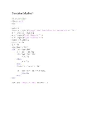 scientific computing | DOCX | Programming Languages | Computing