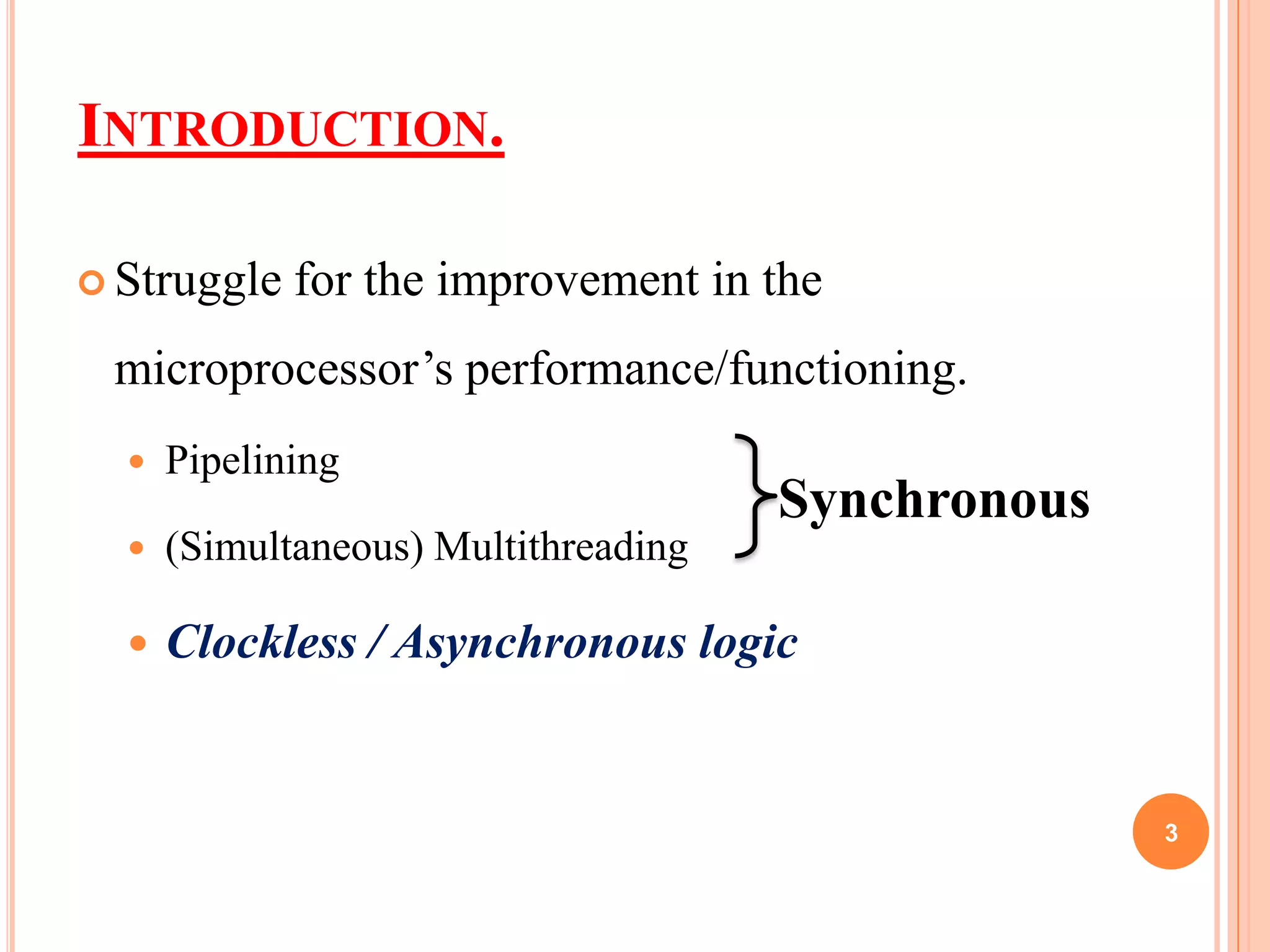 CLOCKLESS CHIP BY Saurabh singh | PPTX