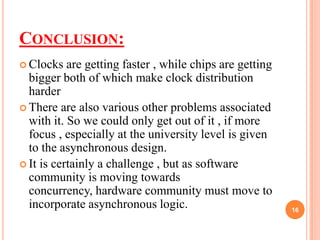 CLOCKLESS CHIP BY Saurabh singh | PPTX