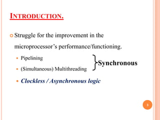 CLOCKLESS CHIP BY Saurabh singh | PPTX