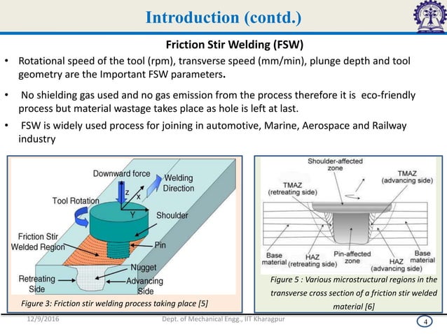Friction stir welding and processing | PPT
