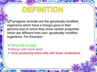 Saurabh transgenics | PPT