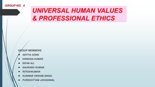 UNIVERSAL HUMAN VALUE | PPTX