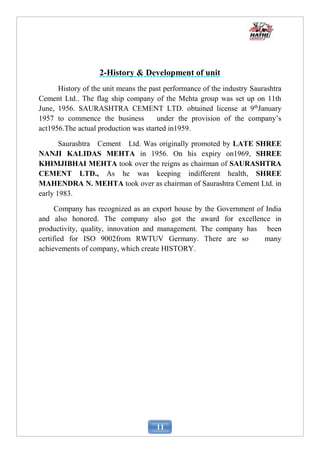 SAURASHTRA CEMENT LTD.(HATHI CEMENT) RANAVAV | PDF
