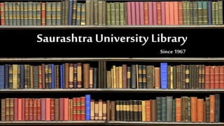 Saurashtra university library | PDF