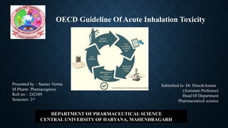 OECD Guideline of Acute Inhalation toxicity | PPTX