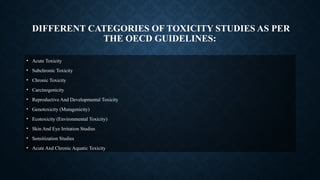 OECD Guideline of Acute Inhalation toxicity | PPTX