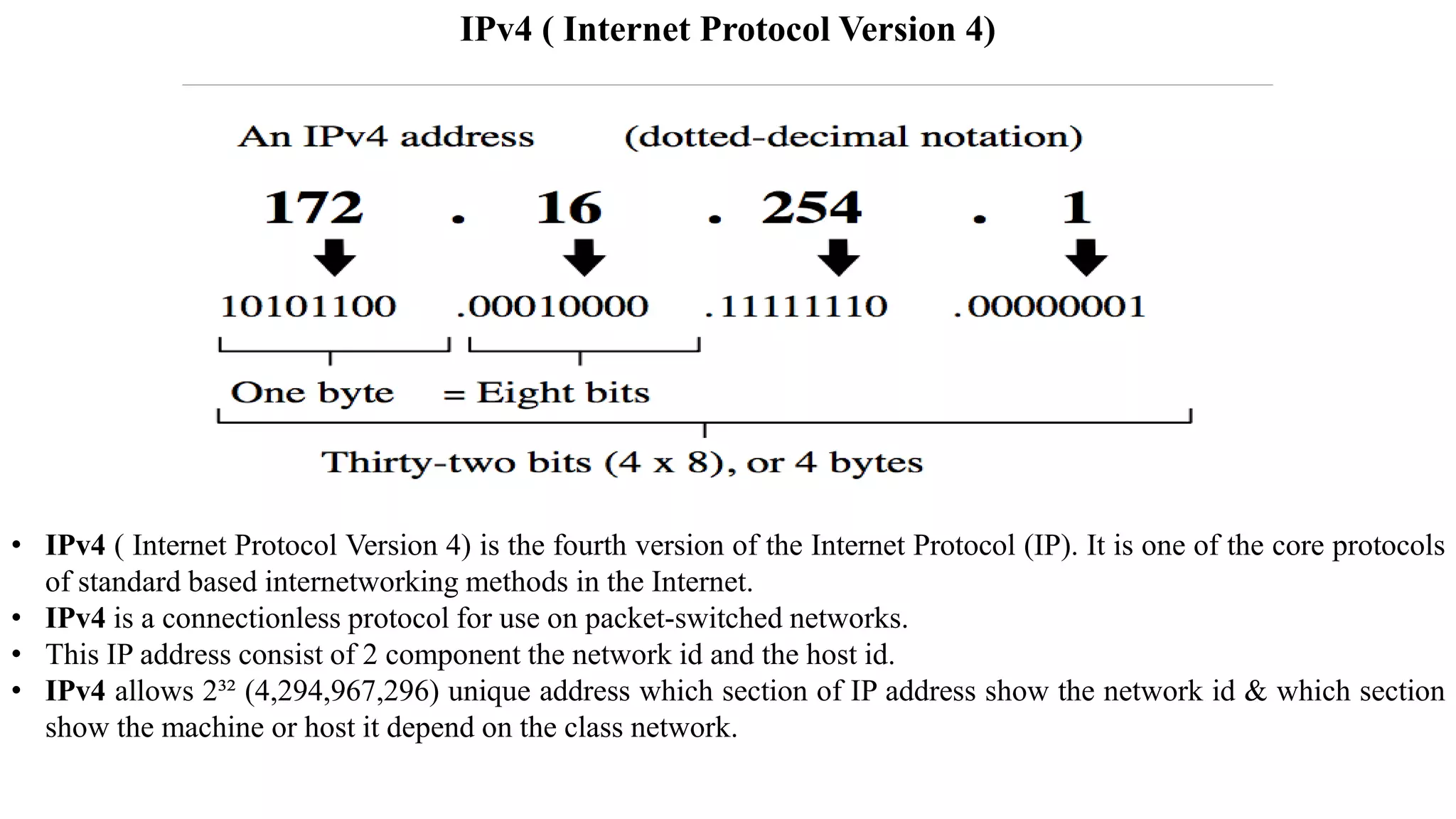 IPv4 and IPv6 | PPTX