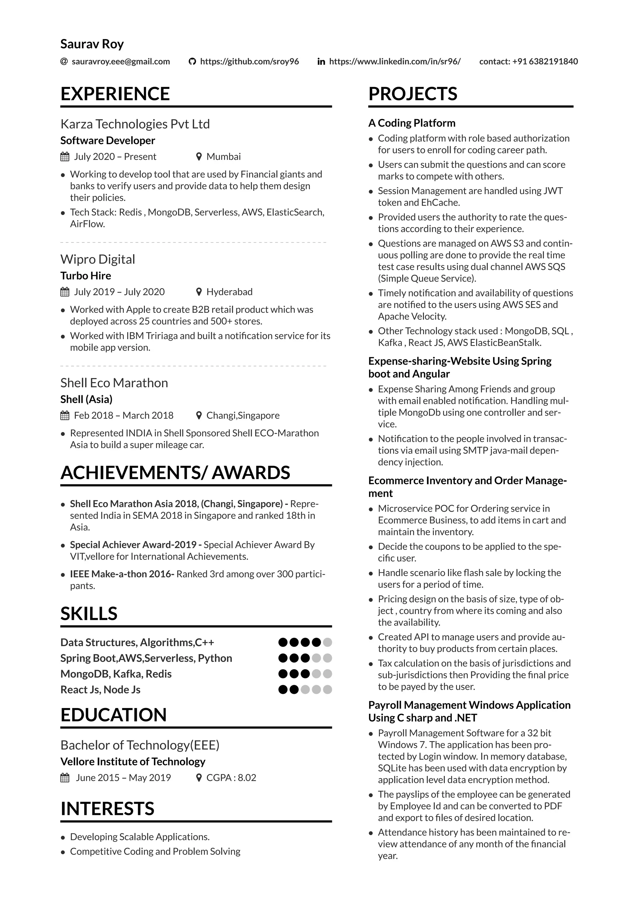 Resume | PDF