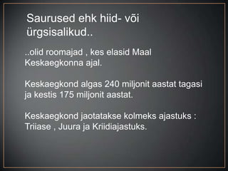 Saurused | PPTX