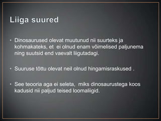 Saurused | PPTX