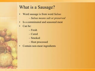 Sausage | PPT
